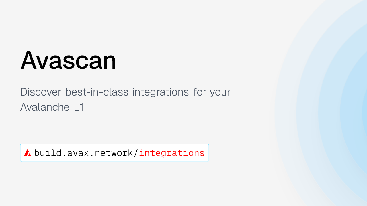 Avascan | Avalanche Builder Hub
